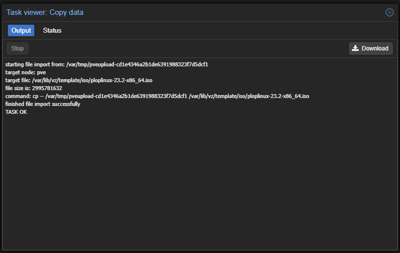 Proxmox: How to Upload an ISO · Jh123x: Blog, Code, Fun