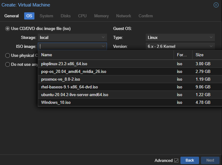 Proxmox: How to Upload an ISO · Jh123x: Blog, Code, Fun